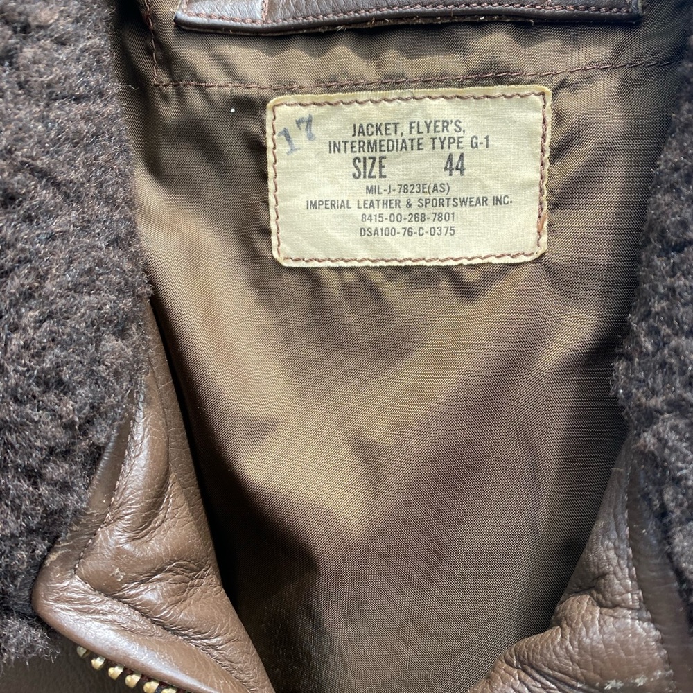 Leather Top Gun Maverick Style Bomber Jacket - Gem